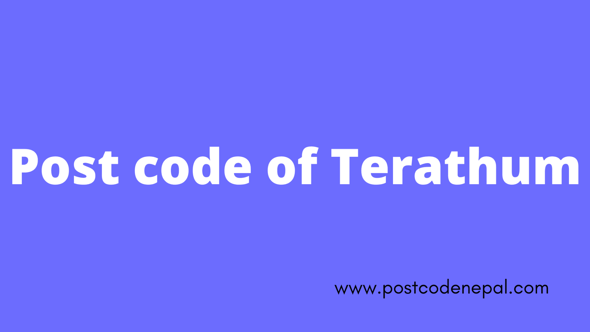 All Over Nepal - Postal code of nepal | Zip code of nepal 🇳🇵